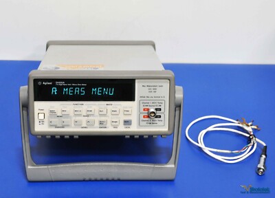 Agilent 34420A 7 1/2 Digit Nano Volt/Micro Ohm Meter 7.5 Digit NIST ...