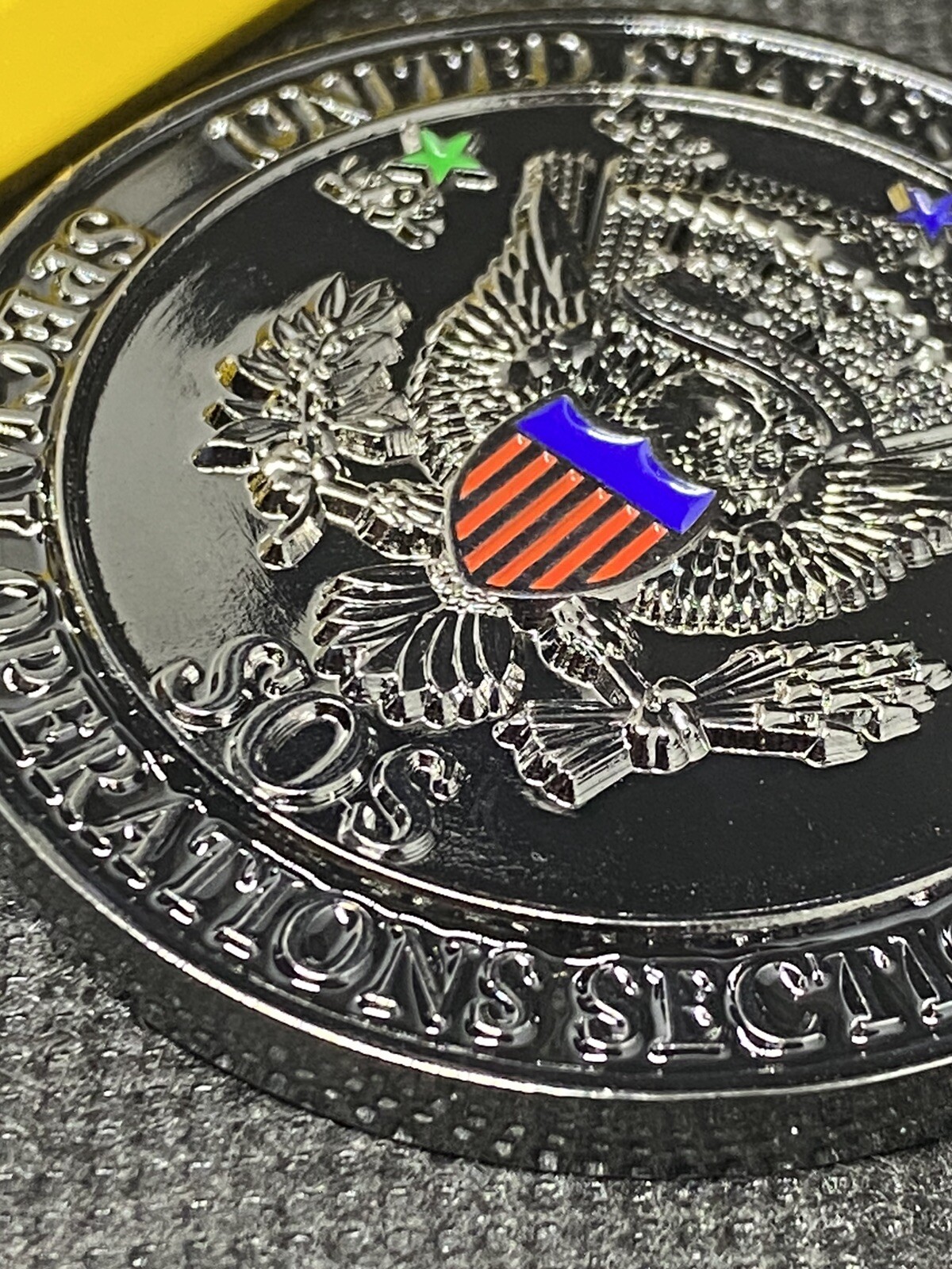 US Secret Service UD Special Operations Section SOS USSS Challenge Coin ...