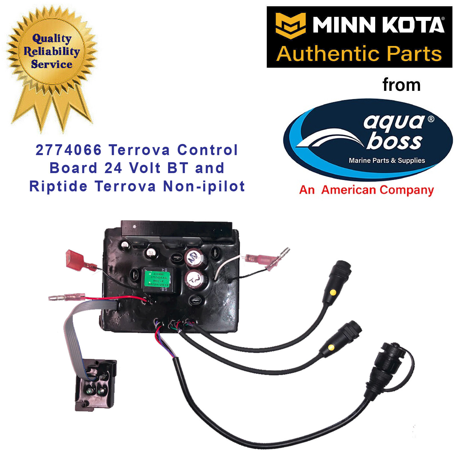 Minn Kota 2774066 BT and Riptide Terrova Control Board Non i-Pilot 24 ...