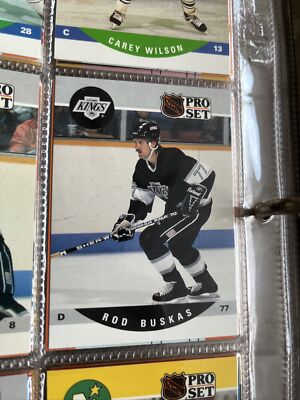 1990-91 Pro Set Hockey Card Rod Buskas Los Angeles Kings #456 | eBay