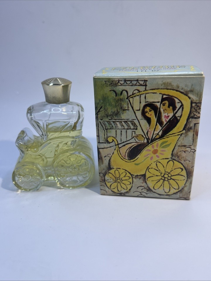 Vintage Avon Flower Talk 70’s Courting Carriage Perfume Bottle 1 Ounce | eBay