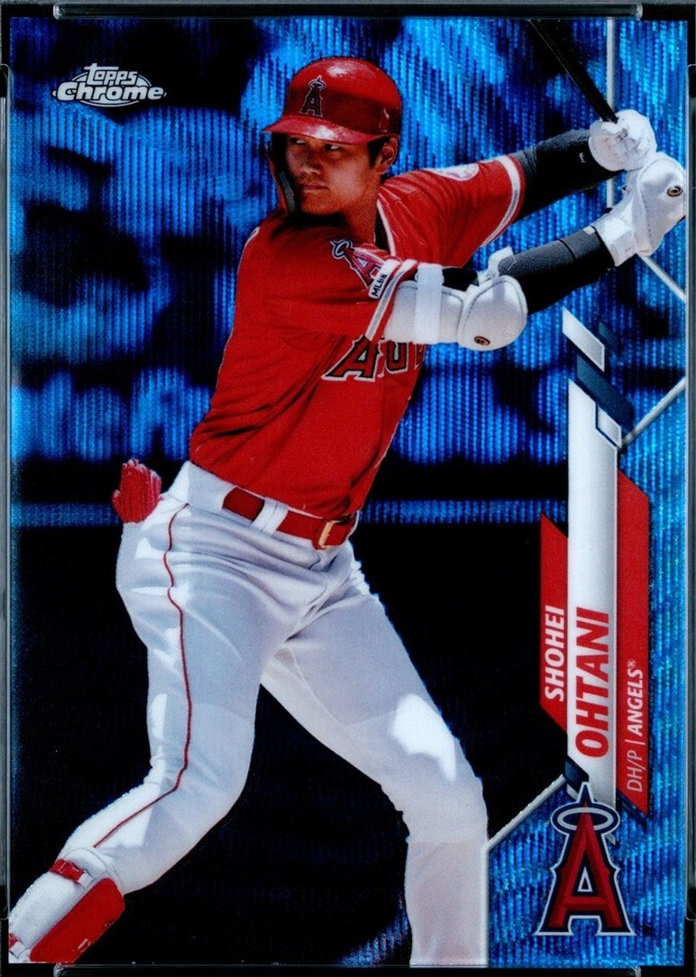 2020 Topps Chrome - Shohei Ohtani #21 Blue Wave Refractor /75 for sale ...