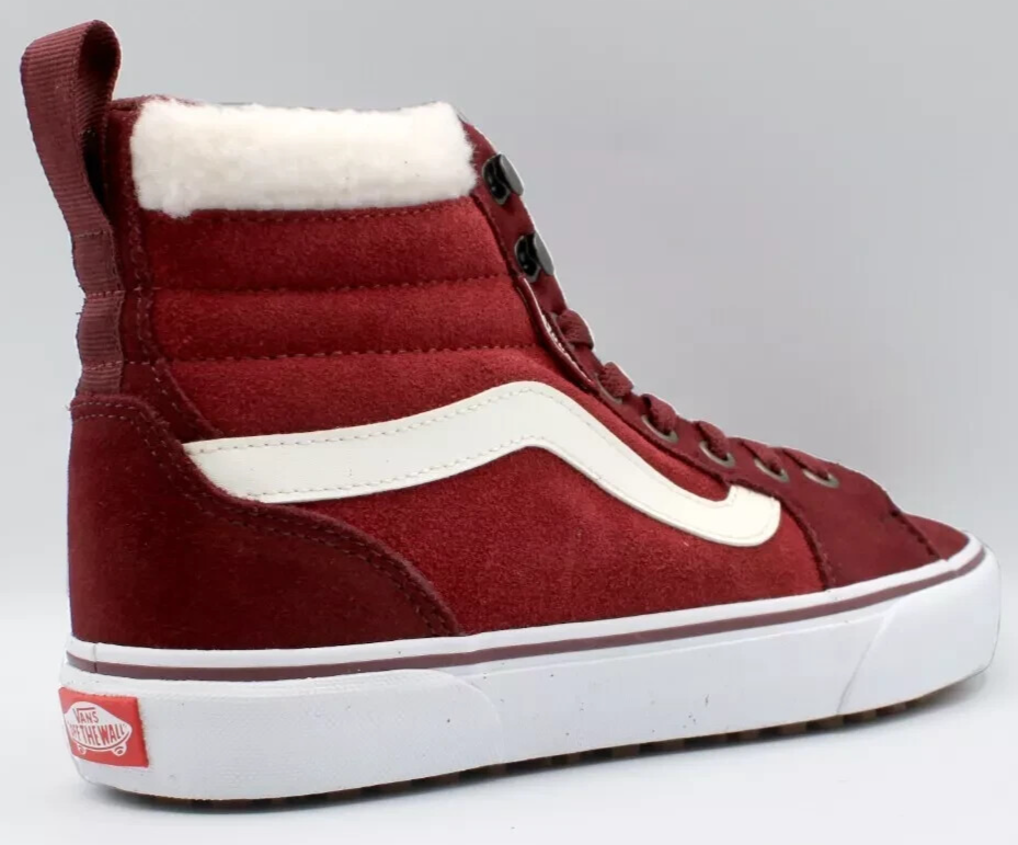 NEW Vans Filmore Hi 721356 Vanguard Suede Maroon red Sneaker Shoes ...