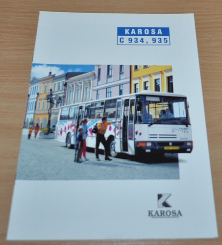 Karosa C 934 935 Bus Brochure Prospekt Irisbus | eBay
