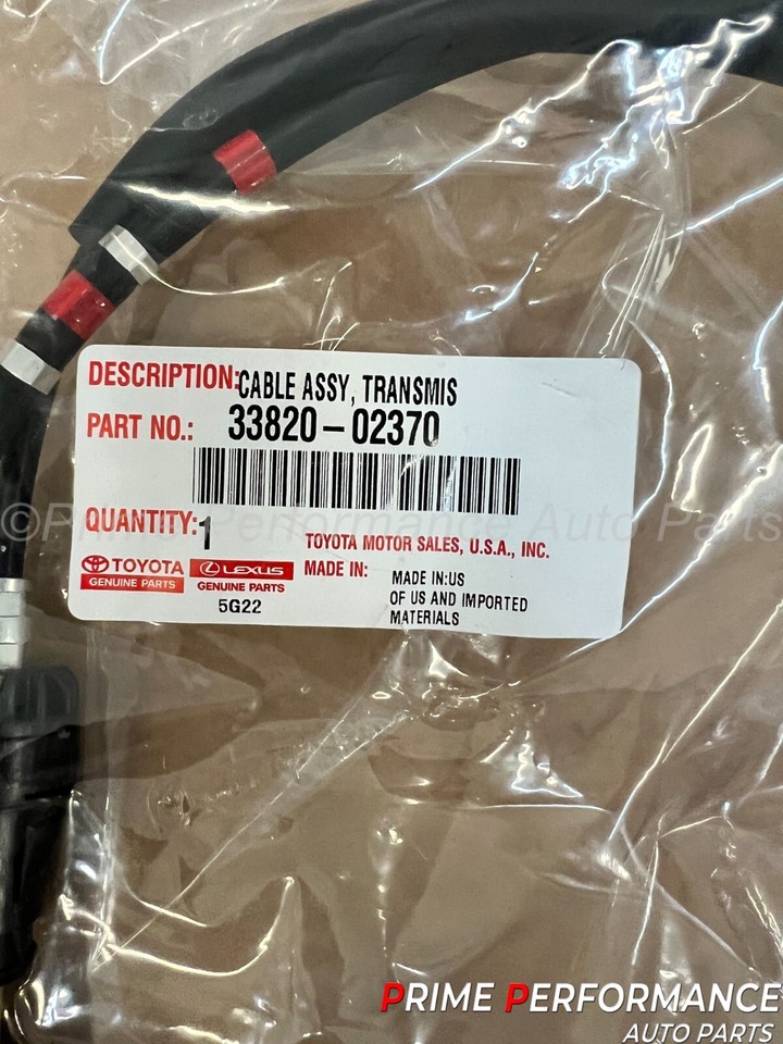 Toyota Corolla 2003-2008 Genuine Transmission shifter Link Cable 33820 ...