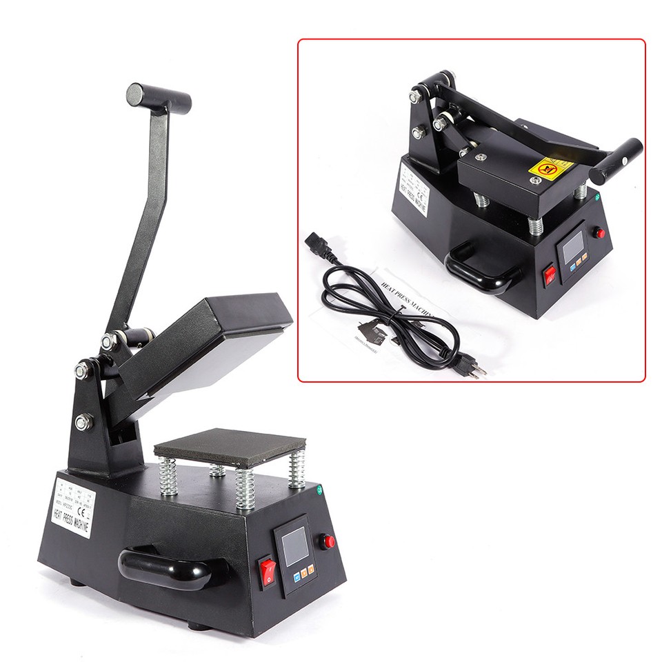 110V Digital Heat Press Machine DIY Press Single Heater small size ...