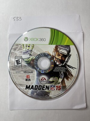 Madden NFL 15 (Microsoft Xbox 360, 2014) Disc Only, No Tracking #533 | eBay