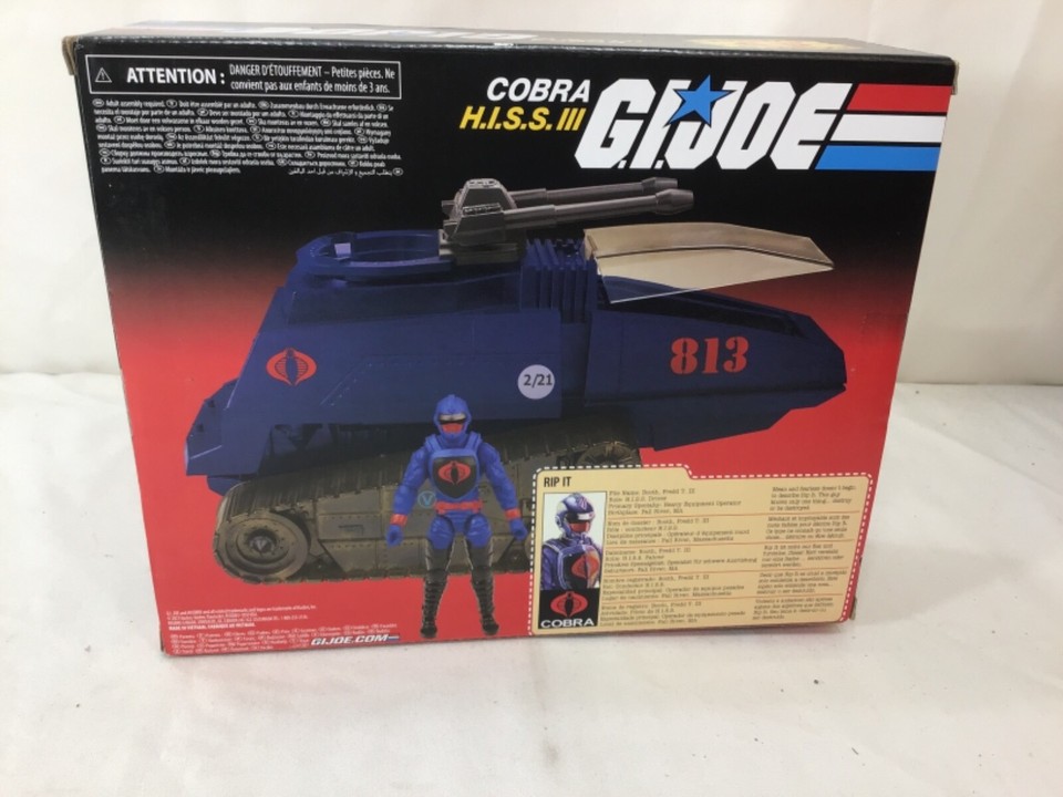 NEW 2021 Gi Joe ARAH Hiss III Tank & Rip It Figure Boxed Sealed ...