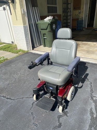 INVACARE PRONTO M41 SURESTEP POWER WHEELCHAIR - 20" SEAT WIDTH (RED ...