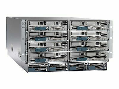 Cisco UCS 5108 Blade Server Chassis Enclosure N20-c6508 2x PSU 8x Fans ...