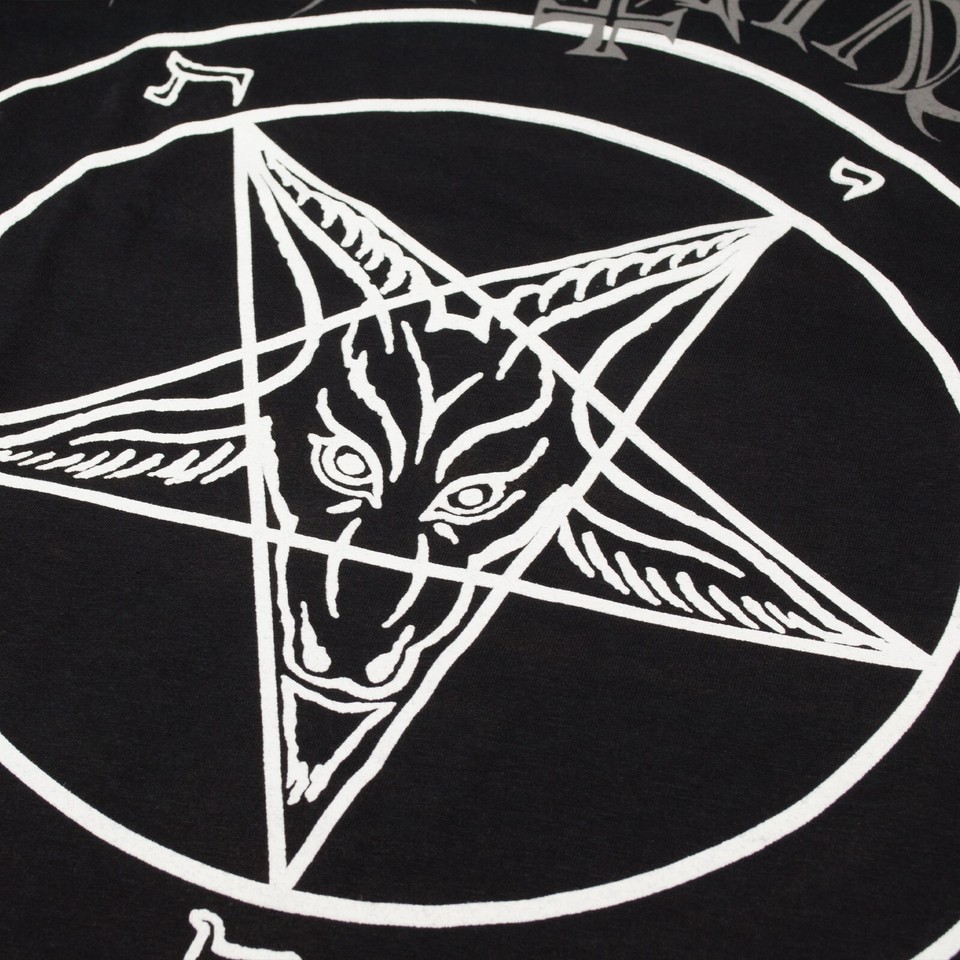 Pentagram T-Shirt, Satan crew. Baphomet. Occult symbolism. Devil, Hell ...