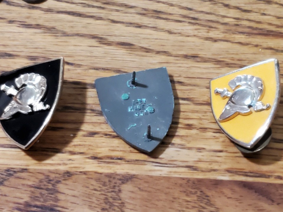 US Military Academy West Point Crest Pins. Lot Of 3 (Pins Stamped On ...