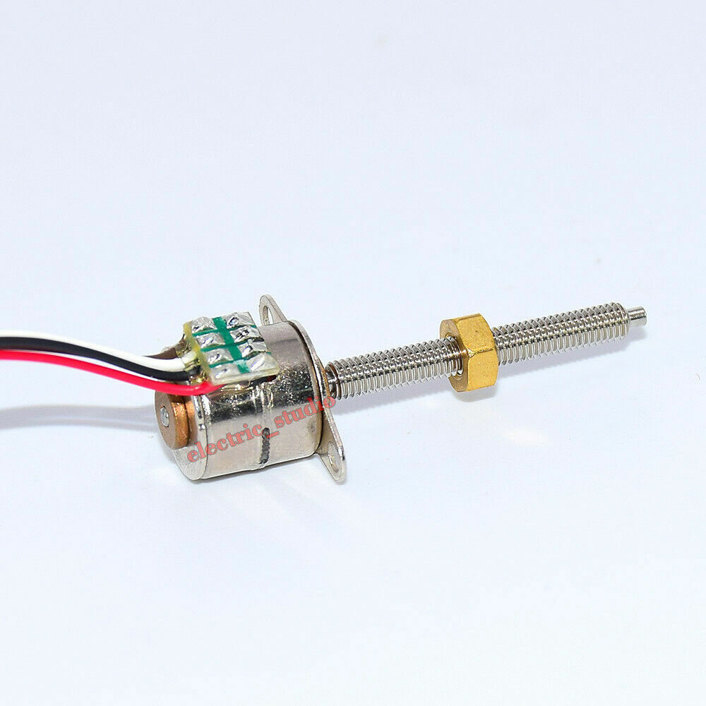 Micro 10mm DC 5V 2-phase 4-wire Precision Stepper Motor Linear Metal ...