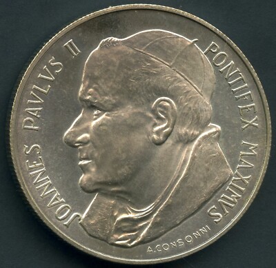 Pope John Paul II Coin Token With Vatican Crest 35 mm Diameter | eBay