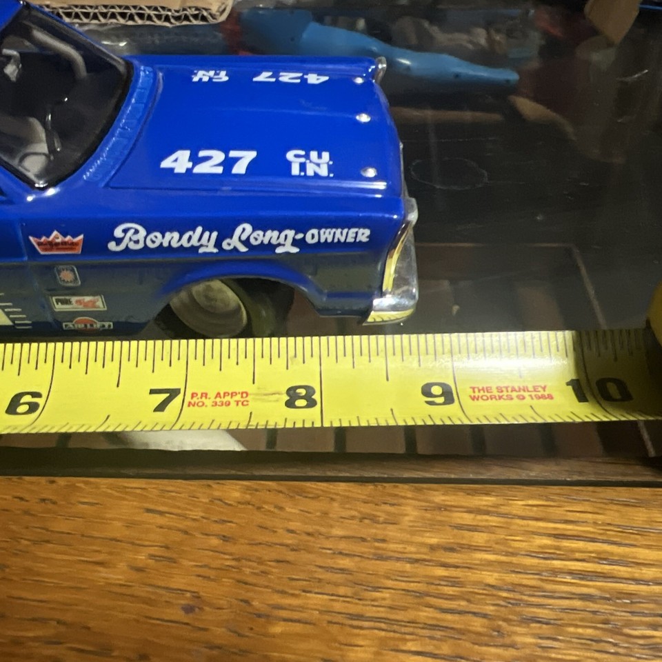 cool vintage Custom Structo flatbed car carrier w die cast race car ...