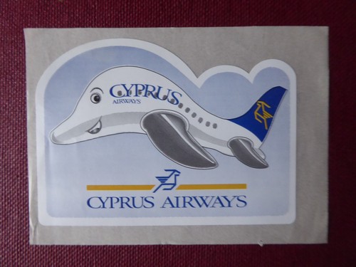 AUTOCOLLANT STICKER AUFKLEBER CYPRUS AIRWAYS AIRLINE | eBay