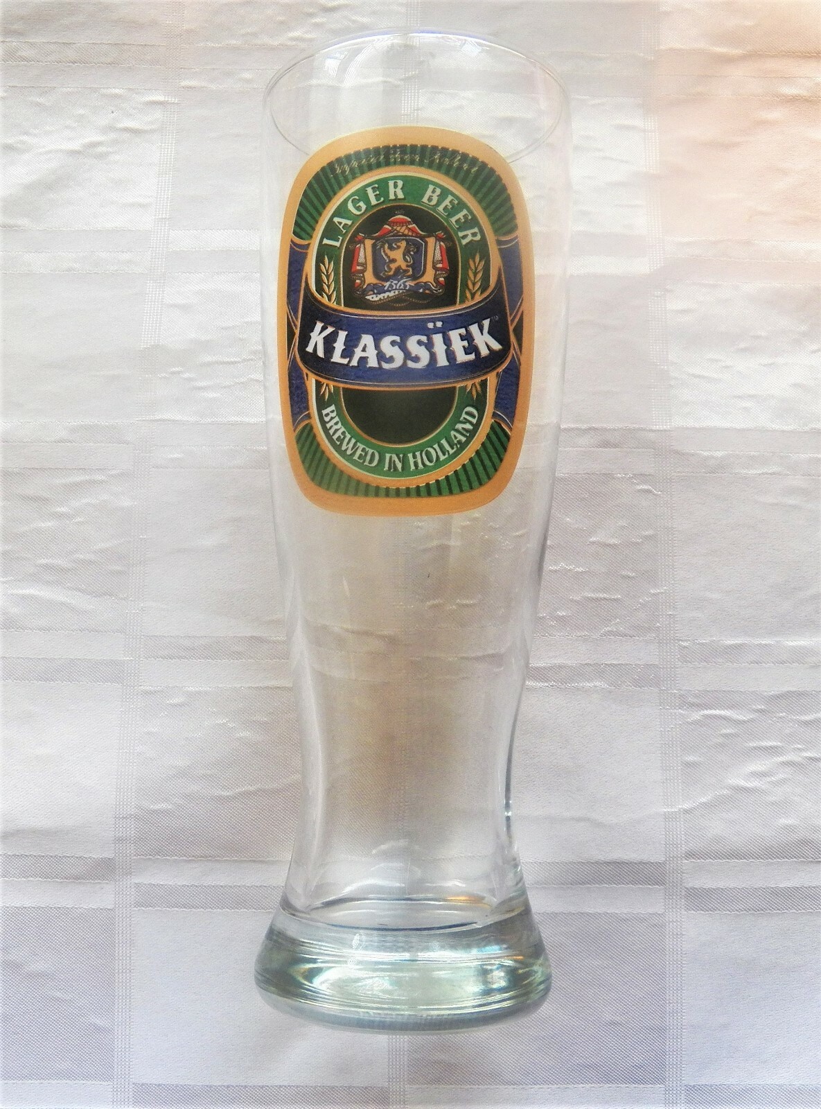 Klassiek Lager Beer Glass Made in Holland 9 in Tall Vintage Bar Glass ...