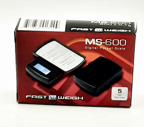 American Weigh Fast Weigh MS-600 Pocket Digital Scales 600-Gram x 0.1 ...