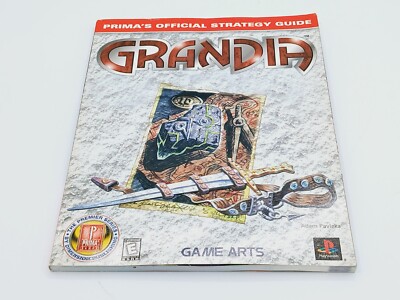 Grandia Prima's Official Video Game Strategy Guide Sony PlayStation ...