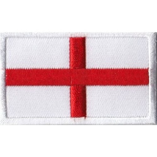 Martial Arts Embroidered Badges - St Georges Cross Flag Gi Patches ...