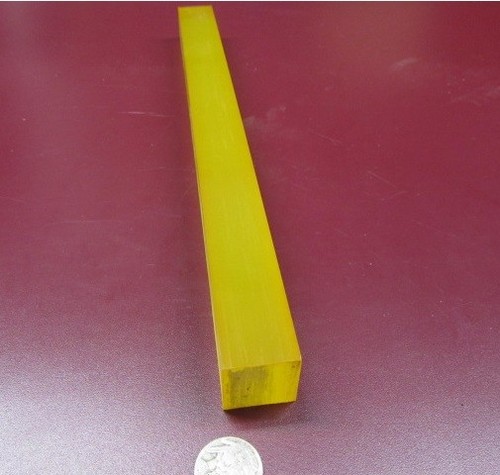 Polyurethane Square Bar 1.0" Thick x 1.0" Wide x 12" Length, Natural ...