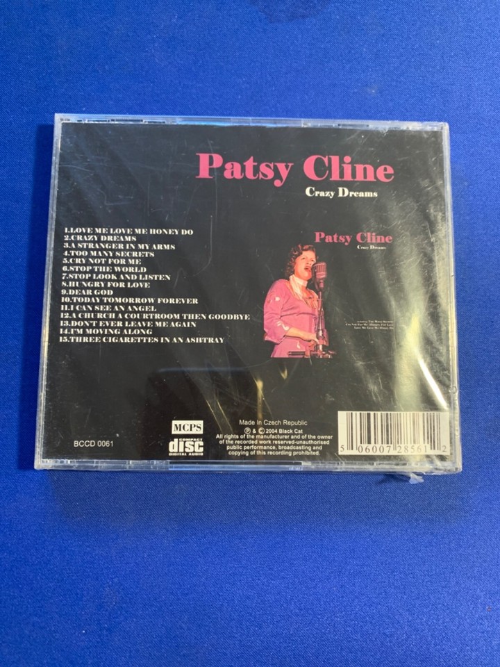 Patsy Cline “Crazy Dreams”(CD) 13 Original Recordings….……....BRAND NEW ...