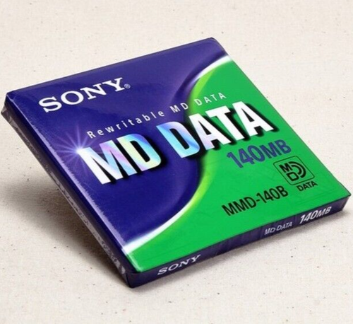 Sony Mini discs for Data MMD-140B Sealed MiniDisc DATA/140MB MD 5 Set ...