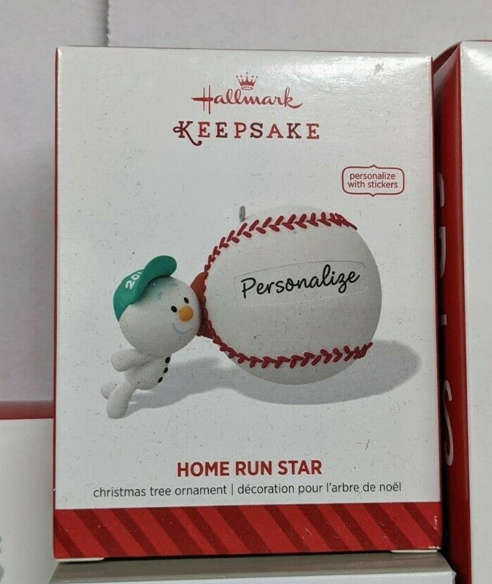 HOME RUN STAR ~ 2014 ~ BASEBALL ~ Hallmark Keepsake Ornament ~ New ...