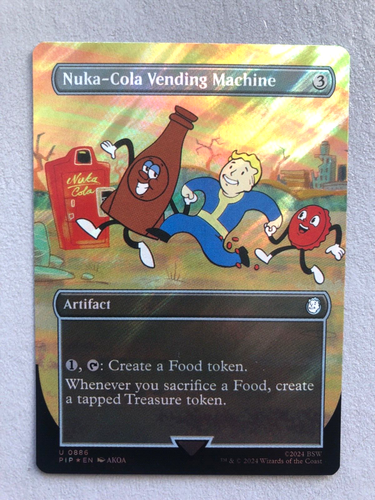 Mtg Carte Magic Fallout Nuka-Cola Vending Machine Surge Borderless 0886 ...