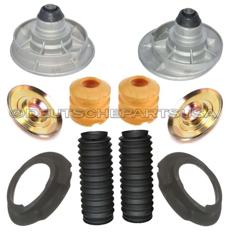 FRONT STRUT SHOCK SUSPENSION MOUNT MOUNTS BUMP STOP L+R for BMW E46 M3 ...