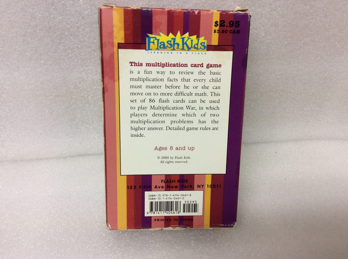 Printable Multiplication War Easy To Use Free Multiplication Game