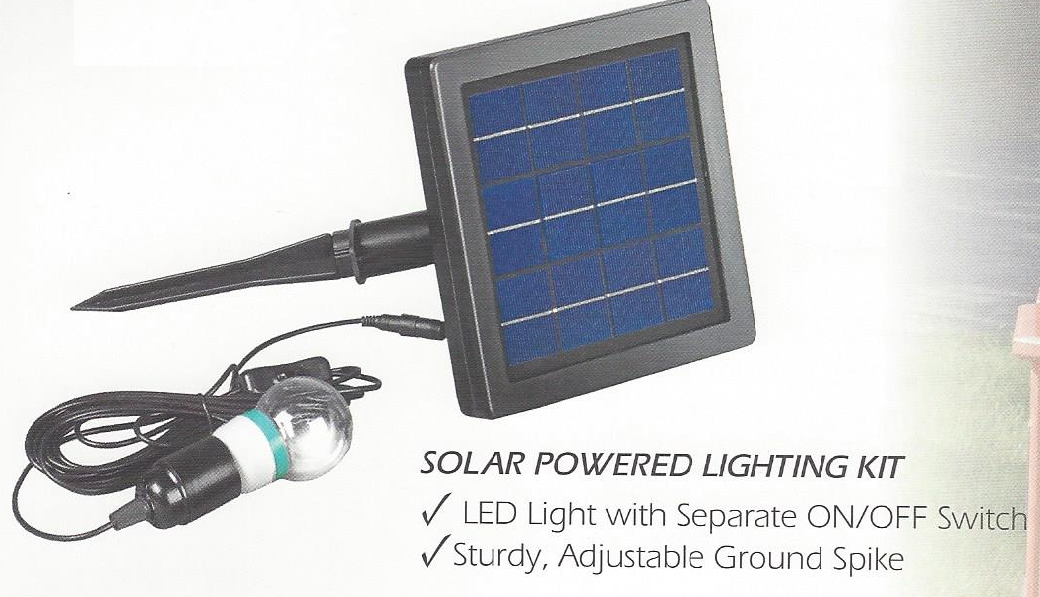 6-foot Poly Lumber Outdoor Lighthouse with LED Solar Light made by PA ...