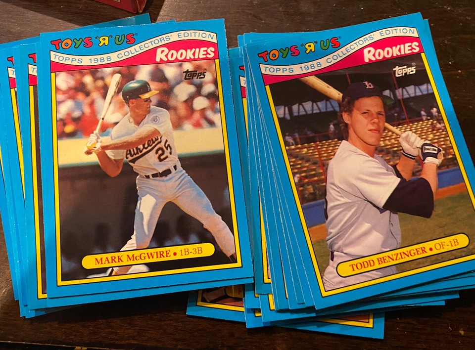 Topps 1988 Toys 'R' Us Baseball Rookies Complete Collectors Card Set 33 ...
