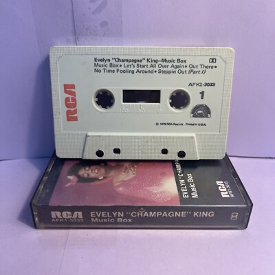 EVELYN "CHAMPAGNE" KING MUSIC BOX 1979 Cassette Tape First Edition Good ...