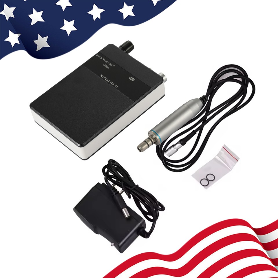 Dental Lab Portable Rechargeable Brushless Handpiece Micromotor Digital ...