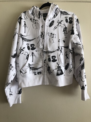 Tim Burton’s Corpse Bride Cropped Zip Up Hoodie Extra Large NWT Disney ...