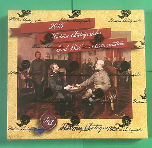 2015 HISTORIC AUTOGRAPHS CIVIL WAR APPOMATTOX FACTORY SEALED BOX CUT ...