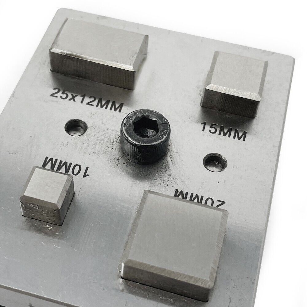 Square Rectangle Disc Cutter Jewellery Forming Metal Cutting Tool Set ...