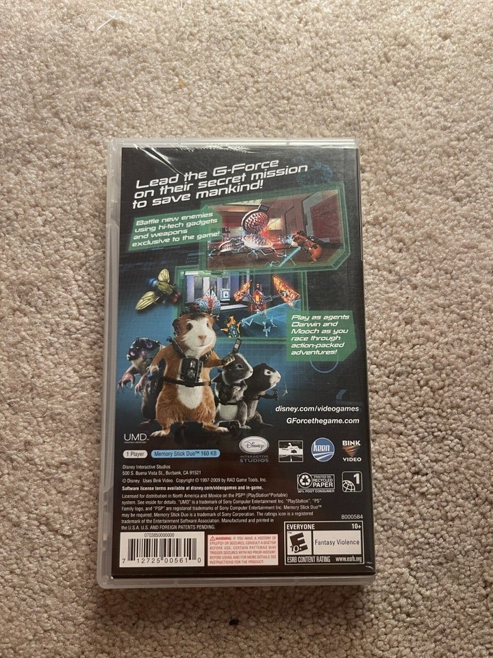 G-Force (Sony PSP, 2009) CIB 712725005610| eBay