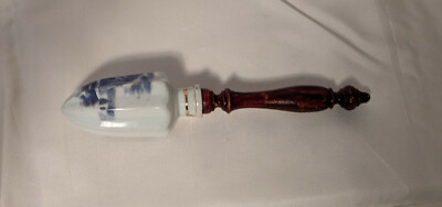 Antique Delft Blue Wood Handled Reamer Sailing Ship Design Circa 1900 ...