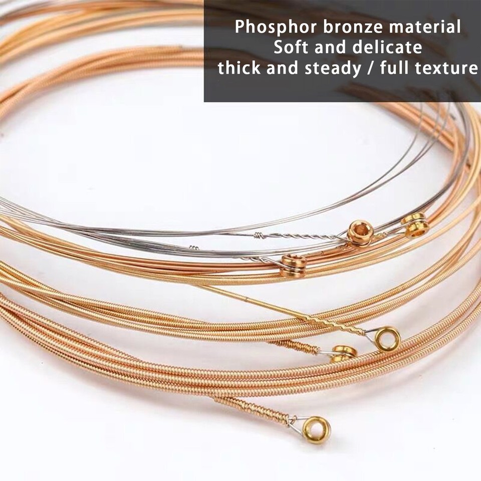 Elixir Nanoweb Phosphor Bronze Acoustic Guitar Strings 16027 (11-52) | eBay