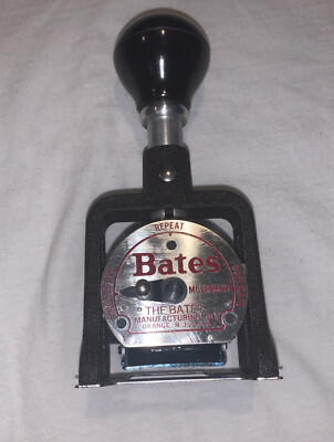 Numbering Machines - Vintage Bates Numberer Machine