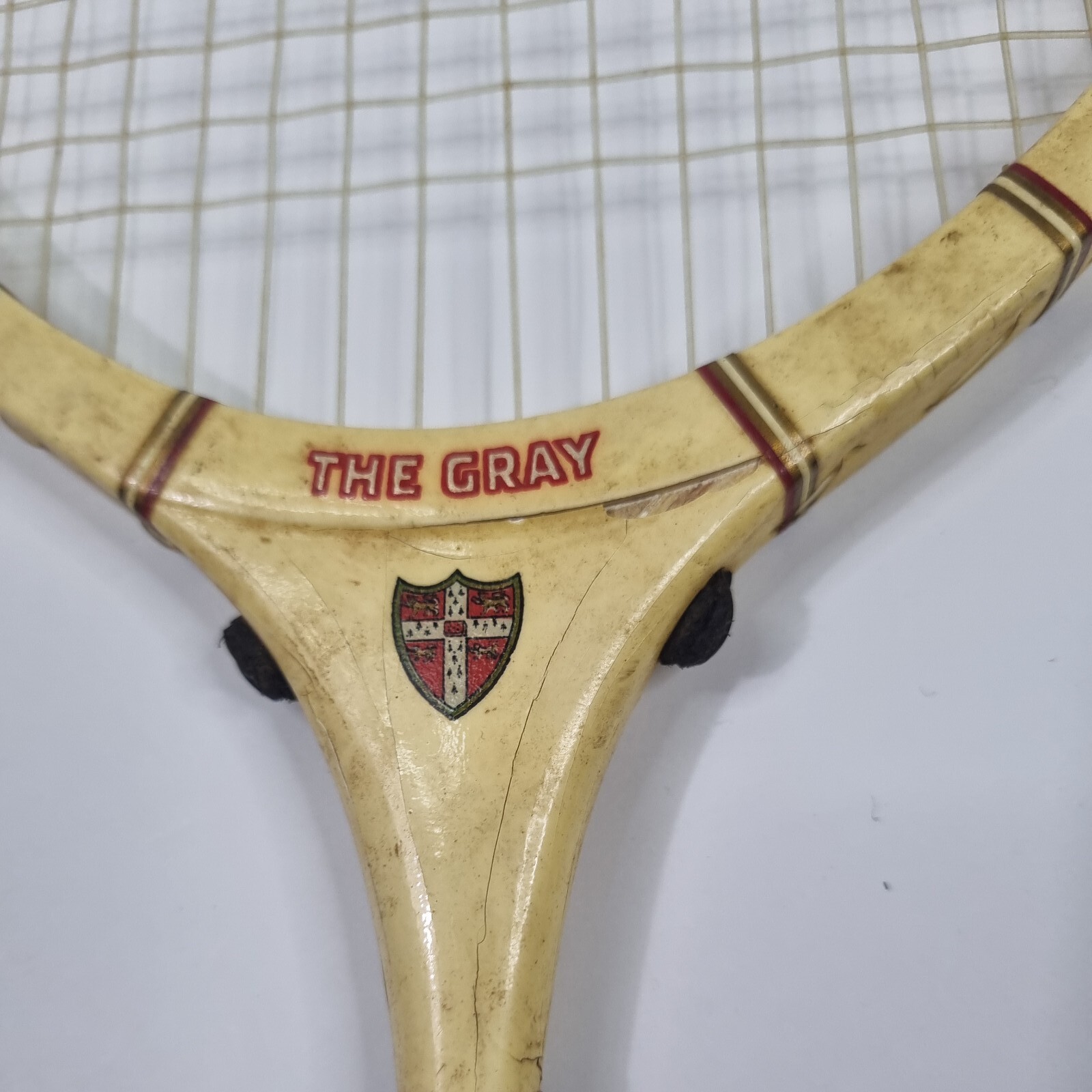 Vintage Grays of Cambridge "THE GRAY" Wooden Squash Racquet | eBay