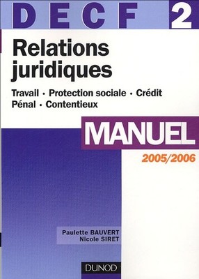 Relations juridiques DECF 2 | eBay
