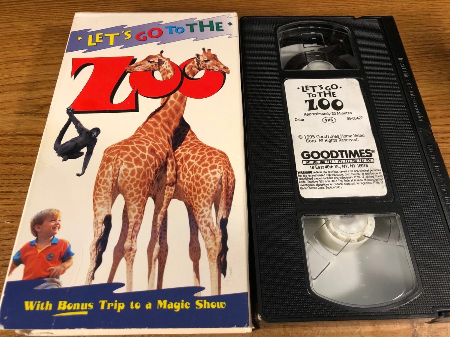 Let's Go to The Zoo VHS Movie VCR Video Tape Goodtimes for sale online ...