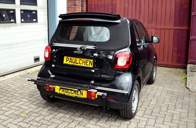 Rear Bicycle Rack Carrier Smart FORTWO Cabrio 453 Paulchen First Class ...