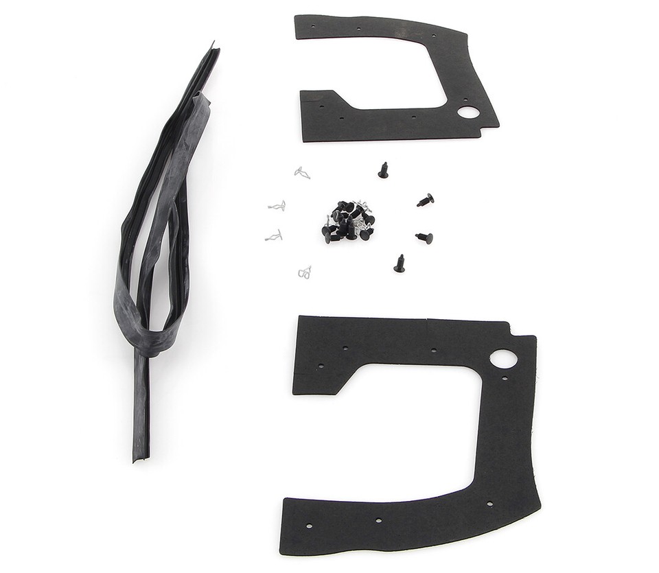 Fender Splash Shield Seals Rear 4pcs w/ Clips 68-70 Dodge Plymouth B ...