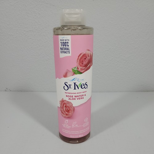 St Ives Body Wash Refreshing Body Wash Soap Rose Water Aloe Vera 22 Fl ...