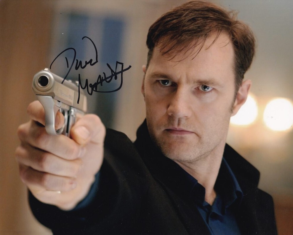 DAVID MORRISSEY signed Autogramm 20x25cm BASIC INSTINCT in Person ...