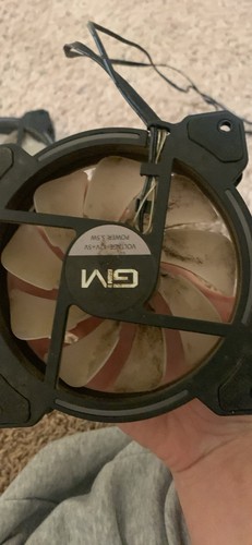 GIM Case Fans Set of 2 Dual Color Black White 12V-5V High Performance ...